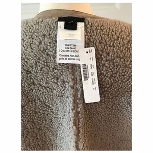 J. Crew | Jackets & Coats | Jcrew Reversible Shearling Jacket Size S ...